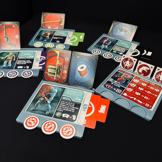 🎲 The Thing board game player dashboard・Free STL File for 3D printing・Cults