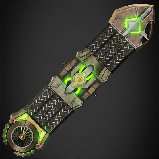 🎮 Arcane Ekko Fireflight Mask Hoverboard and Mace for Cosplay・ 3D File ...