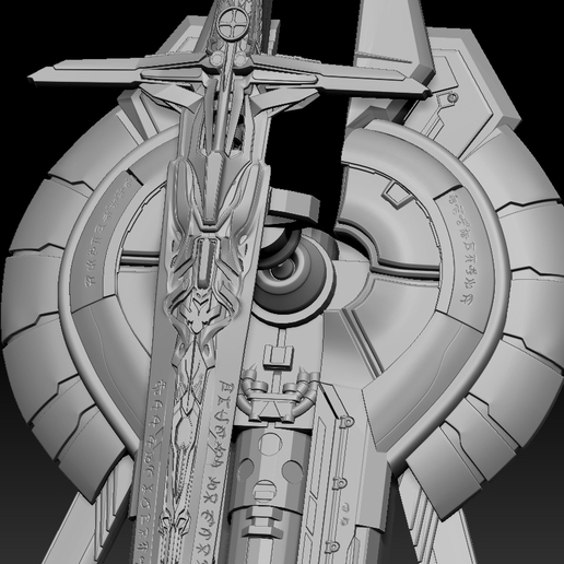 🤖 Transformers TLK Optimus Prime Judgment Shield and Sword DMK・ 3D File ...