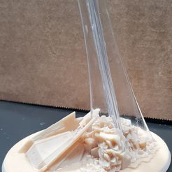 Free 3D file 40k Flying Base with Tyranid Scenery v3・3D printer design to download・Cults