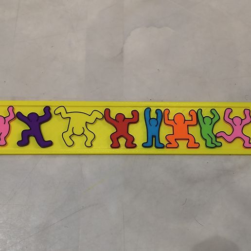 STL file Keith Haring puzzle 🧩 (3MF)・3D printer design to download・Cults