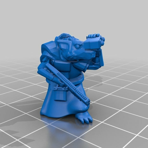 🔫 40k skaven heavy weapons team・Free STL File for ・Cults