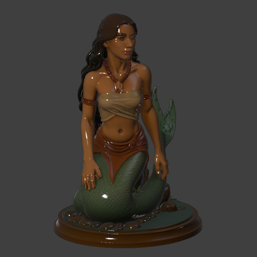 🐉 IARA - Escultura STL Folclore Brasileño | Modelo 3D de Alta Calidad para Impresión・Archivo STL ...