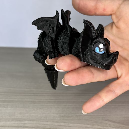 Articulated Bat Dragon 🐲🦇・ STL File for 3D printing・Cults