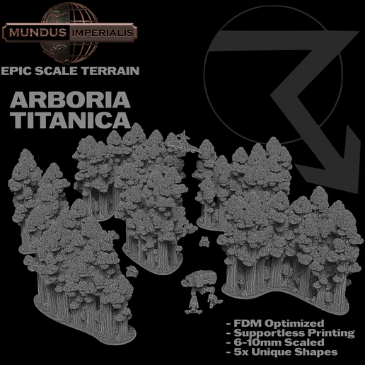 🎲 Arboria Titanica, the Forest of Giant Trees (Epic scale terrain)・ 3D ...