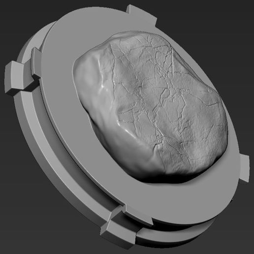 🪨 Decorative Rock Base Stand for figurines・ STL File for 3D printing・Cults