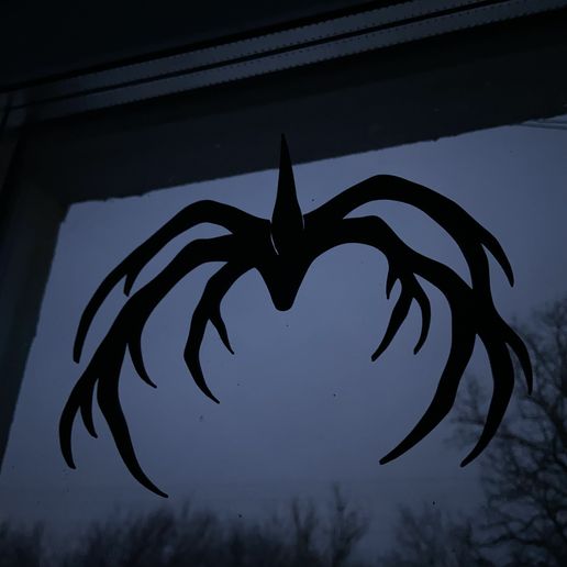 🪟 The Mind Flayer - 2D Wall / Window Decoration for 3D Printing ...
