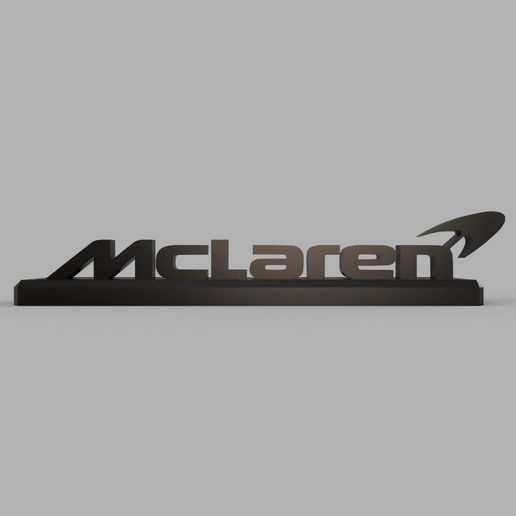 🖼️ McLaren Logo Stand・ STL File for 3D printing・Cults