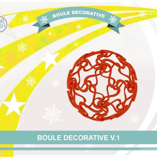 Free STL file Decorative ball V.1 🏠 ・Template to download and 3D print ...