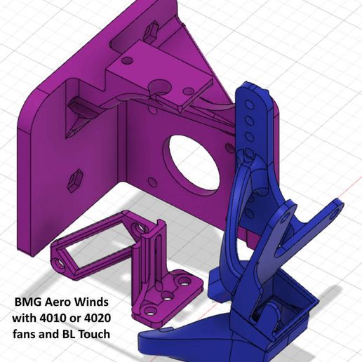 🧞‍♂️ BMG Aero Wind/Bondtech BMG mount for JGMaker Artist-D・Free 3D File ...