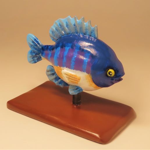 Free STL file Animal Crossing - Bluegill 🎲 ・3D printer model to ...