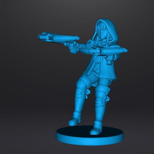 🧝 LINKLE DUAL CROSSBOWS MINIATURE MODEL FANTASY GAMES RPG DND・ STL File ...