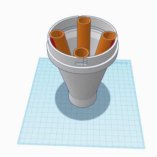 🔫 Net gun head・ STL File for 3D printing・Cults