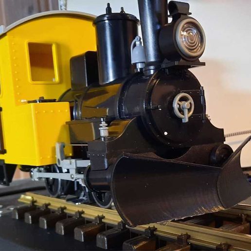 🚂 Snowplow for LGB locomotive・Free STL File for ・Cults