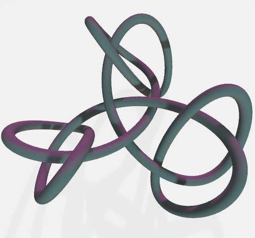 STL file Compound trefoil, Trinity within a Trinity 🪢 ・3D printing ...