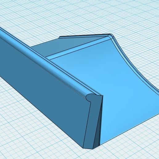 🛴 Spine-Transfer for Fingerboards with Ledge・ STL File for ・Cults