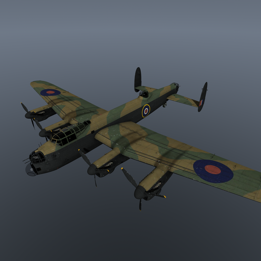 STL file Lancaster B Mk III 🚁 ・3D printable model to download・Cults