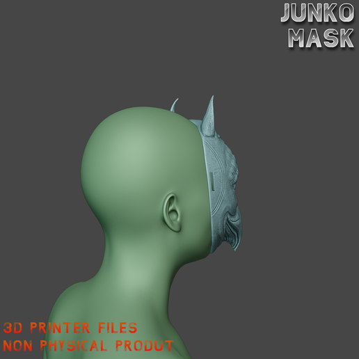 🪖 Junko Cosplay Mask Silent Hill・ 3D File for 3D printing・Cults