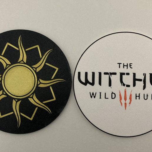 3D file The Witcher Coasters and Stand 🏢 ・Model to download and 3D ...