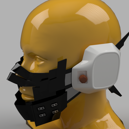 💬 HITOSHI SHINSO MASK - MY HERO ACADEMIA・ STL File for ・Cults