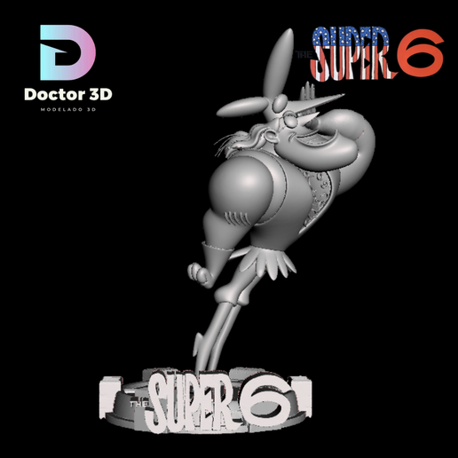 👾 Super six-captain zammo-figure・ 3D File for 3D printing・Cults
