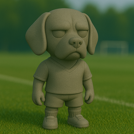 ⚽ beagle_football_player_STL・ STL File for 3D printing・Cults