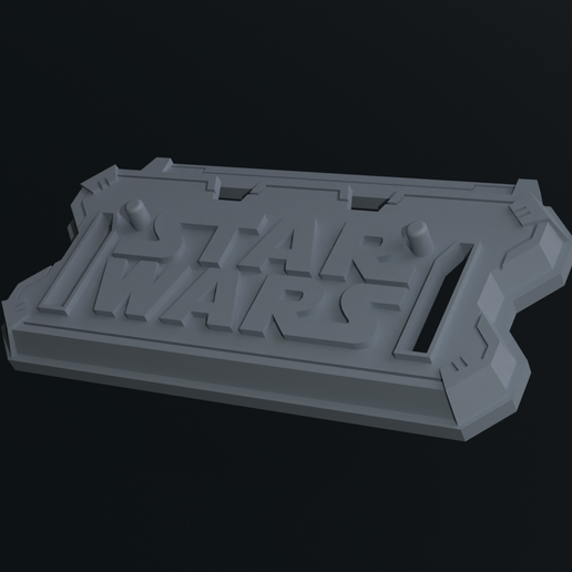 ⭐ Star Wars Stand Base for modern 3.75" figures・ STL File for 3D ...