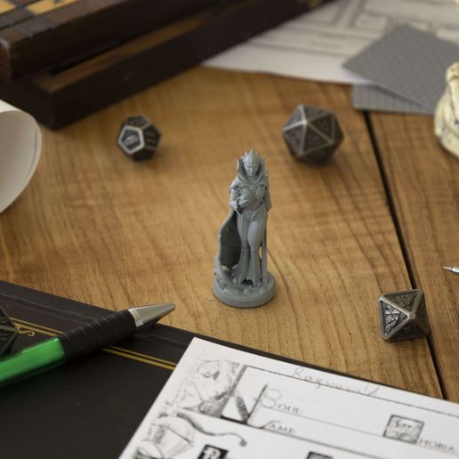 ♀️ Female Warlock miniature for DnD・ STL File for 3D printing・Cults