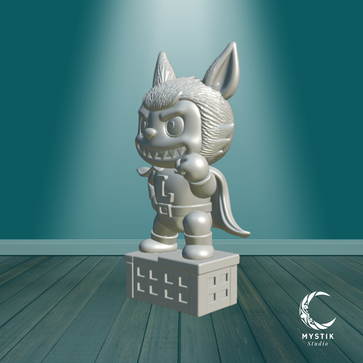 🦸‍♂️ Super Labubu - 3D Fanart Figure with Cloak・ STL File for 3D ...