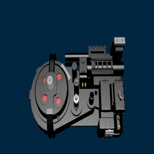 🎨 Ghostbusters 84 Proton Pack・Бесплатный бесплатно 3D для ・Cults