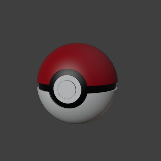 Free STL file Pokéball (simple model) 🐉 ・3D printer design to download ...