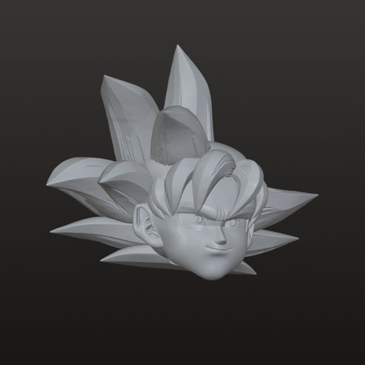 🐉 Goku Super Saiyan Mask/Helmet - Ready for 3D Printing | Dragon Ball Z ...