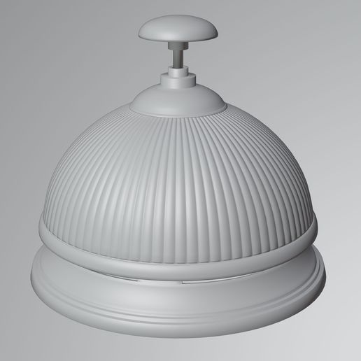 🔔 Rusty Desk Bell 3D Model・ 3D File for ・Cults