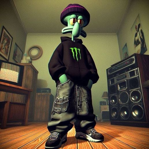 👽 CALAMARDO URBAN VIBES・ STL File for 3D printing・Cults