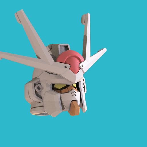 🆓 Free Gundam Head STL Preview (Part of Full Gundam STL Set)・Free STL ...