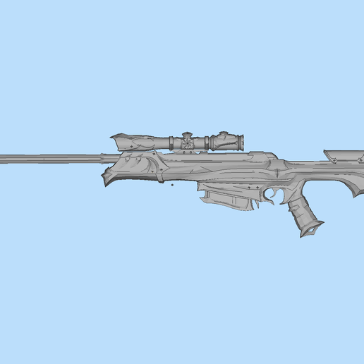 🔫 753 CCL Valorant cosplay props: Shadow Sniper - Printable prop model ...