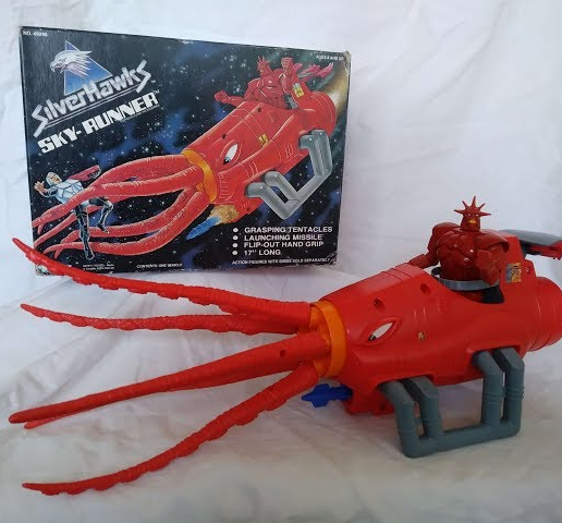 🚀 Sky-Runner Tail Silverhawks monstar spaceship - Tail destroyer ...