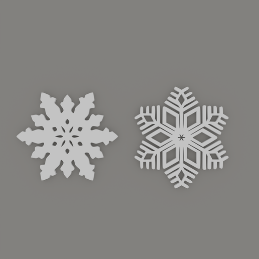 silver snowflake coasters