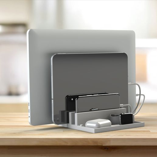 STL file Multi Device Docking Station 🚉 ・Model to download and 3D print ...