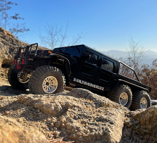 💭 1:10 Hummer H1 6x6 RC cuerpo TRX6・Archivo STL para Impresión 3D・Cults