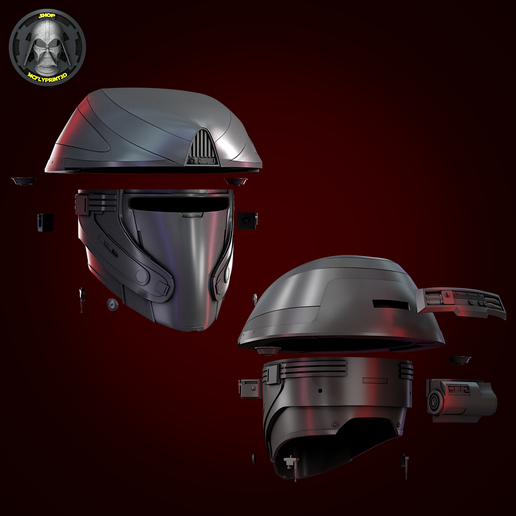 💀 Captain Silvo - Skeleton Crew - Life Size Helmet・ 3D File for 3D ...