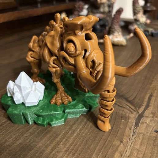 3D printer Flexi Factory Skeleton Mammoth • made with Creality ender 3 ...