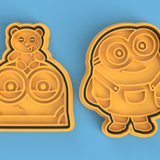 STL file Minion cookie cutters / minion cookie cutters 👹 ・3D printer ...