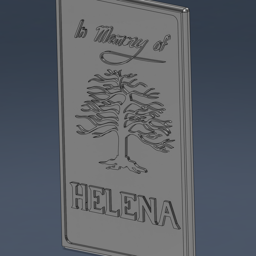 Fichier OBJ In Memory of Helena 👾 ・Modèle à télécharger et à imprimer ...