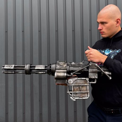 🔫 Minigun Replica Prop Fallout 3 Weapon Cosplay・ 3D File for 3D ...