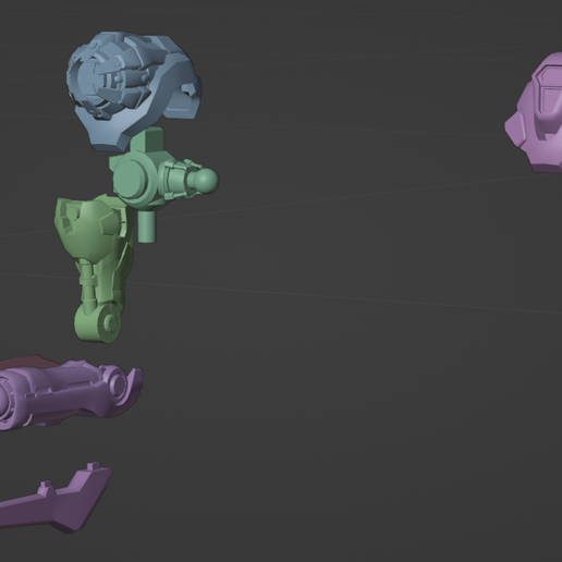 🦸 Armored core 1/72 Articulated HAL 826 Figure Figure・ 3D File for 3D ...