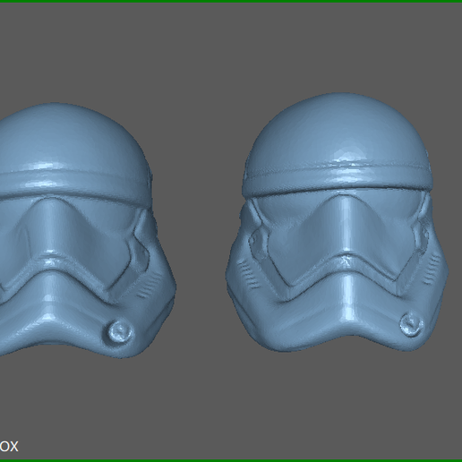 STL file Star Wars First Order Stormtrooper Head Helmet ⭐ ・Model to ...