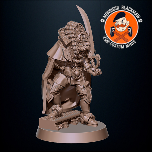 🎲 Corvette Captain・ 3D File for ・Cults