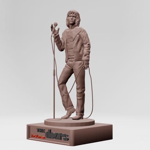 Archivo STL jim morrison,the doors - modelo 3d 🚪 ・Plan de impresora 3D ...