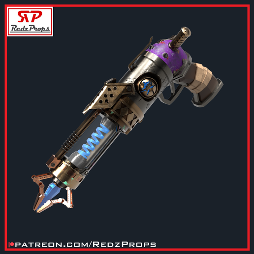 🔫 Jinx S2 Pistol Cosplay Prop・ 3D File for 3D printing・Cults
